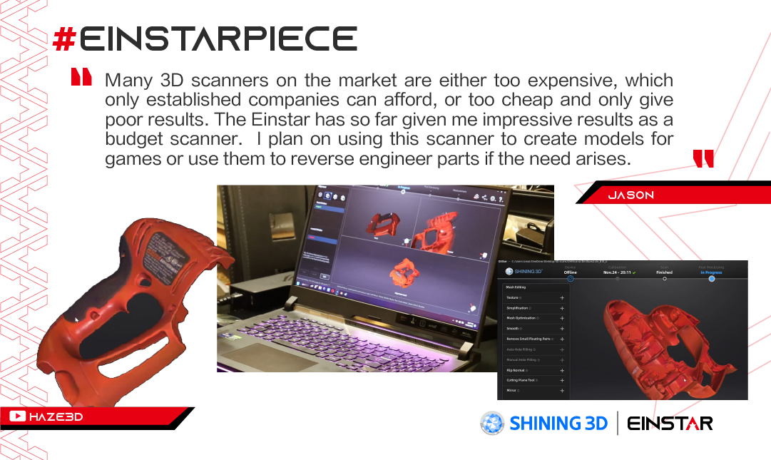 Einstar 3D Scanner Unboxing and Demo