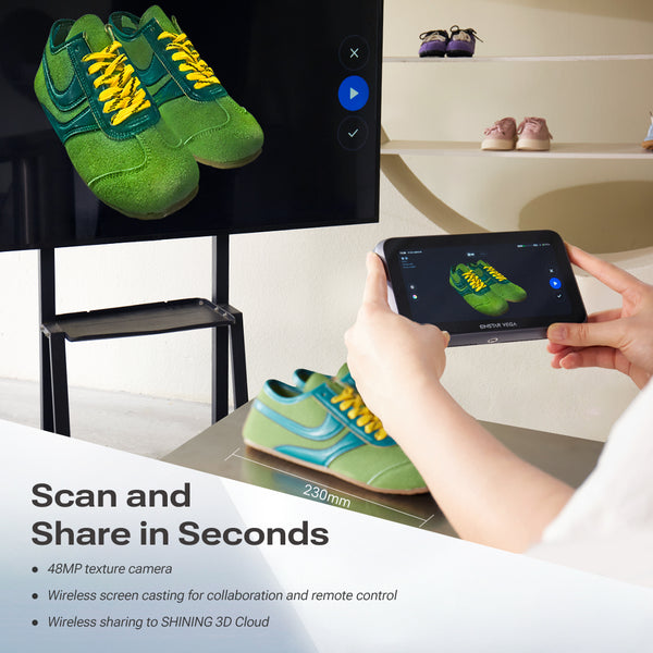 EU Official Store | EINSTAR VEGA-Wireless All-In-One 3D Scanner